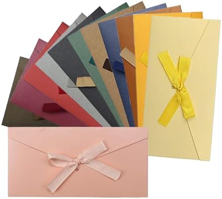 Plstod 12 Pcs Coloured Envelopes, 12 Colour Money Envelopes for Cash ...