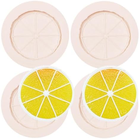 Amazon.com: Lemon Fondant Molds 4 Pcs, Summer Orange Fruit Chocolate ...