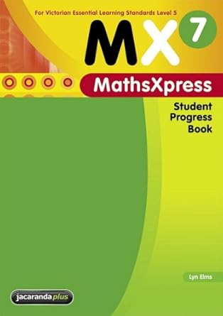 Maths Express 7 for Victoria Student Progress Book : Elms, Lyn: Amazon ...