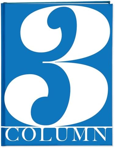 Amazon.com : BookFactory 3 Column Book/Hardbound Columnar Notebook ...