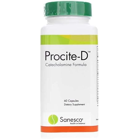 Amazon.com: Sanesco Procite-D Catecholamine Formula, 60 Capsules ...