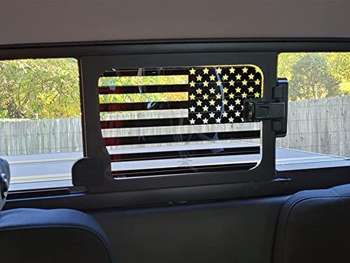 Snapklik.com : Zxiaochun Rear Middle Window American Flag Decal For ...