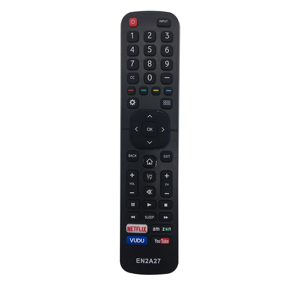 Amazon.com: Riry Replacement Hisense TV Remote Control EN2A27 for ...