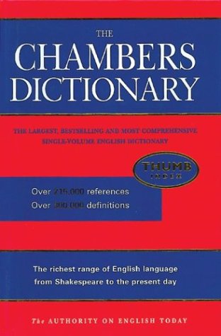 Amazon.com: The Chambers Dictionary: 9780550140050: Schwartz, Catherine ...