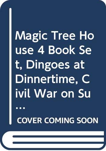 Magic Tree House 4 Book Set, Dingoes at Dinnertime, Civil War on Sunday ...