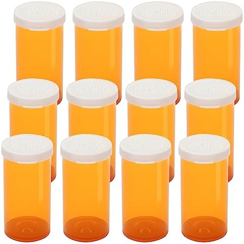 Amazon.com: Empty Plastic Pill Bottles with Easy Open Caps (Not Child ...