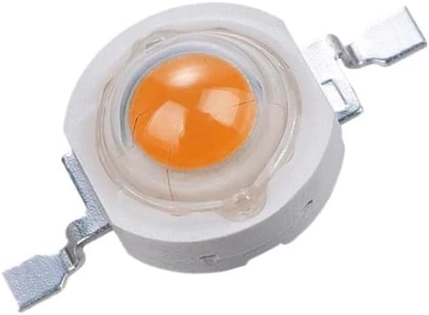 JRBJWYVV 100pcs High Power 1W LED Chips Bulb Light SMD Deep Red 660nm ...