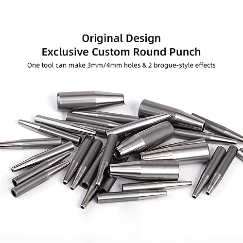 Snapklik.com : Brogue Style Leather Hole Punches 20Pcs Replace Heads ...