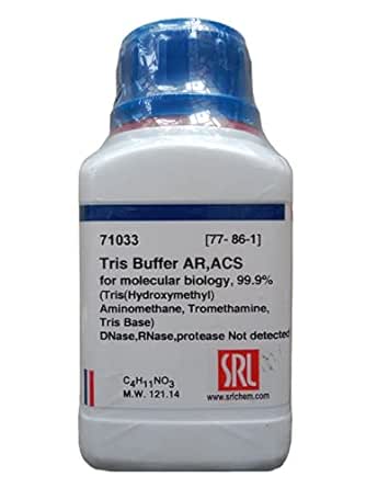 SRL Tris Buffer AR, ACS for molecular biology, 99.9% 100GM, CAS 77-86-1 ...
