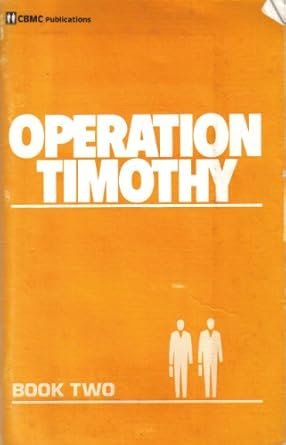 Operation Timothy: Book Two: Rob Suggs: 9780945292029: Amazon.com: Books