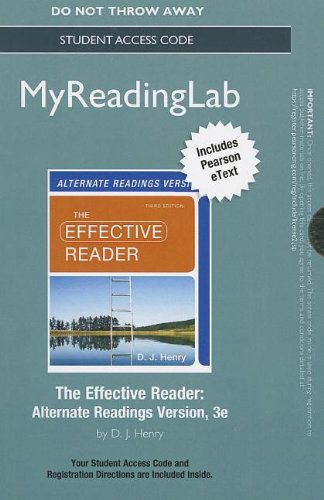 NEW MyReadingLab with Pearson eText - Standalone Access Card - for The ...