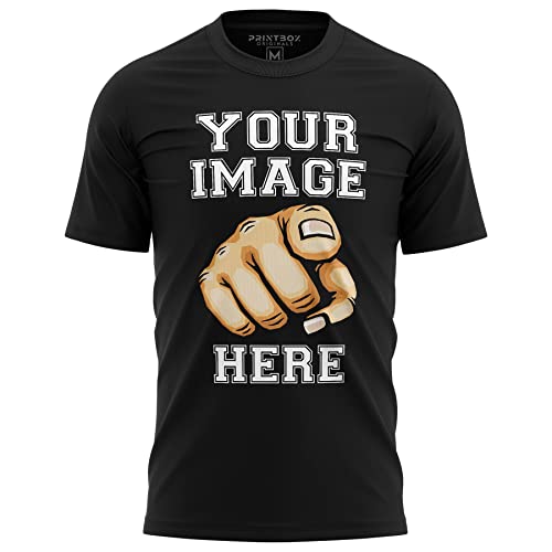 Snapklik.com : Custom Shirt For Men, ADD Your Image To Front And Back ...