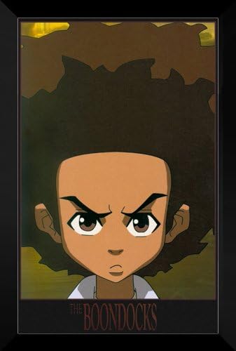 Amazon.com: ArtDirect The Boondocks Framed 27x40 TV Promo Poster ...