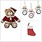 Amazon.com: Christmas 2024 Time Snowflake Teddy Bear Holiday Time 15 ...