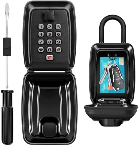 Master Lock Portable Key Lock Box with Push Button Resettable ...