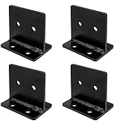 Amazon.com: YIDU69Q 2 Pcs 8x8 Black Concealed Post Base, Heavy Duty ...