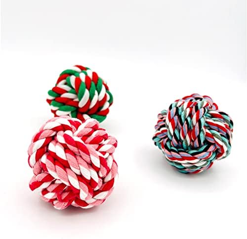 Pet Supplies : Otterly Pets Puppy Toys Small Rope Balls for Dogs ...