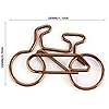 Amazon.com: 20pcs Paper Clips, Shape Paper Clips Coffee Color Bookmark ...