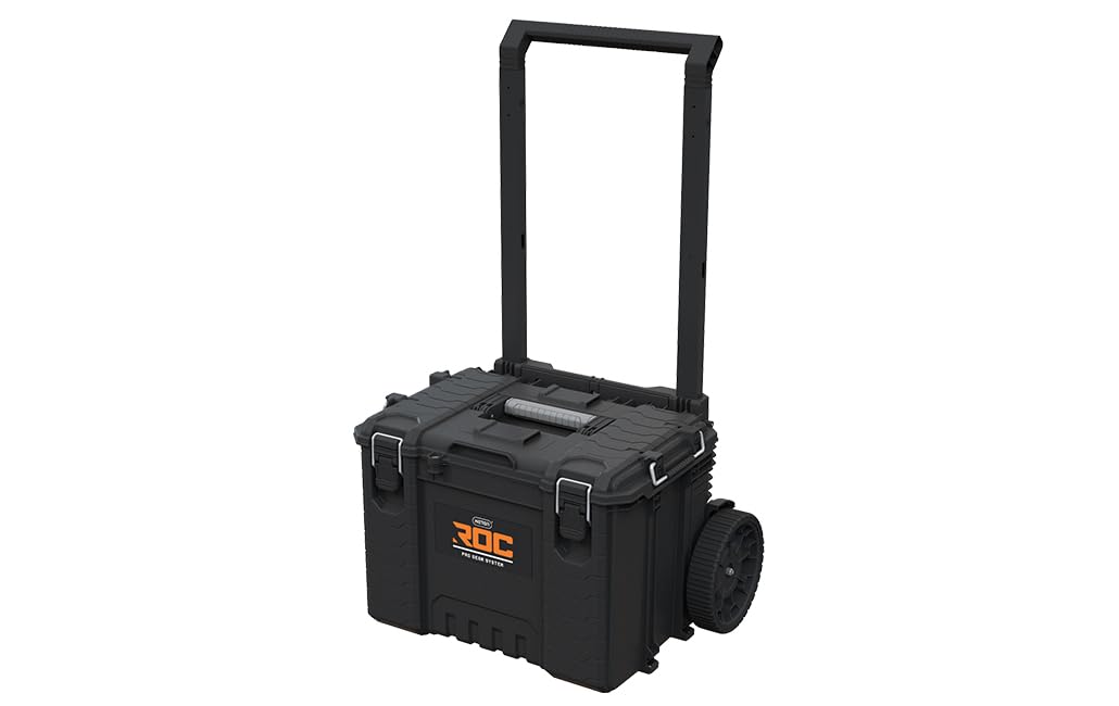 Keter ROC Pro Gear Heavy Duty Tool Storage Rolling Mobile Toolbox 28 ...