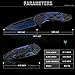 Amazon.com: VIFUNCO Folding Pocket Knife for Men, EDC Tactical Knife with Clip, Liner Lock ...