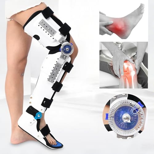 Hinged ROM Leg Brace, Post Op Knee Brace for ACL, MCL and PCL Injury ...