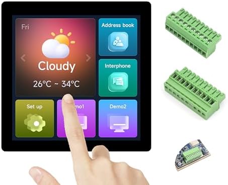 Amazon.com: Waveshare ESP32-S3 1.8inch AMOLED Touch Display, Embedded ...