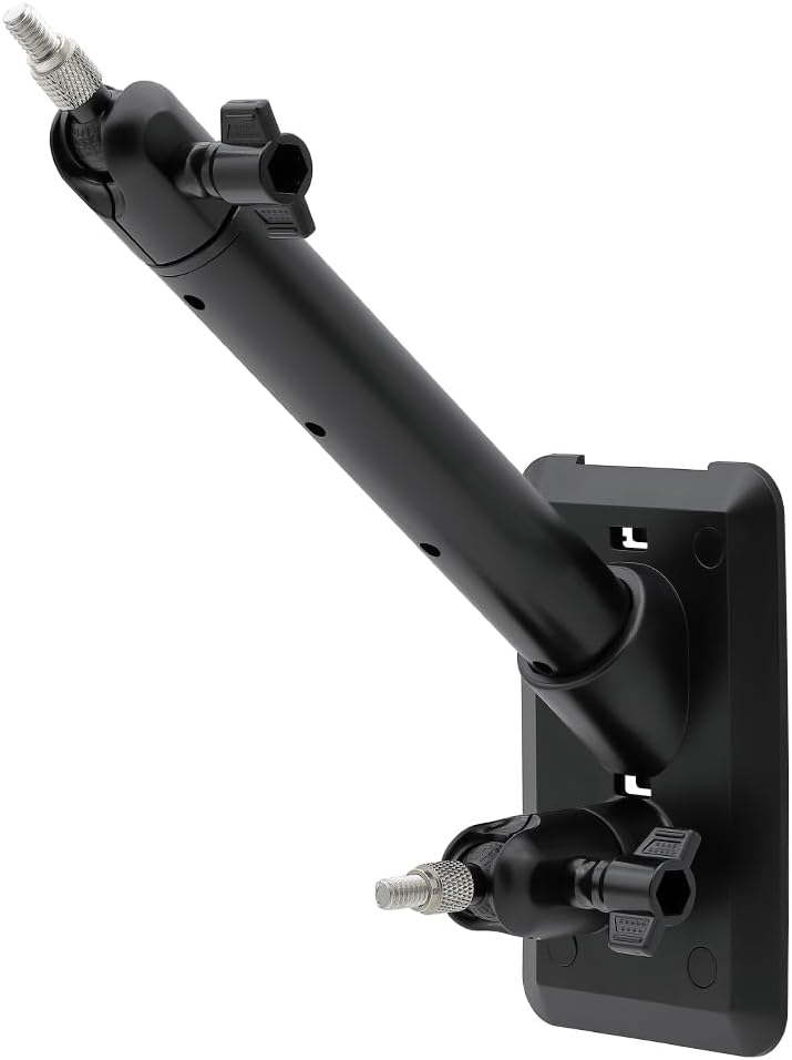 Holicfun 2-in-1 Wall Mount for Outdoor Security Cameras and Solar ...