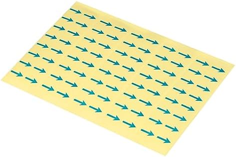 PATIKIL Small Arrow Stickers 0.5x0.4, 4 Sheet PET Self Adhesive Product ...
