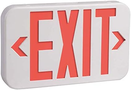 Carpenter Lighting Plug In Exit Sign Combo - Amazon.com