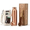 Amazon.com: AVA DESIGNZ CLEO HOME 100% Pure Copper Water Bottle for ...