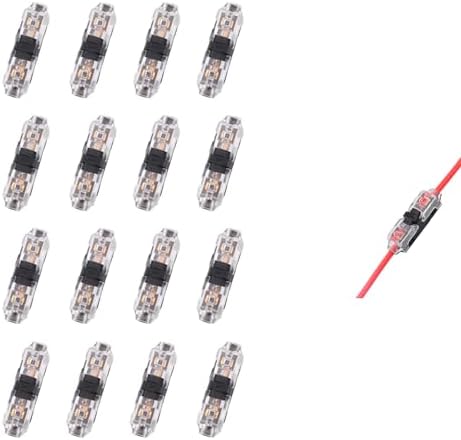 Low Voltage Wire Connectors, Solderless Wire Tap Connectors (2 Way 1 ...