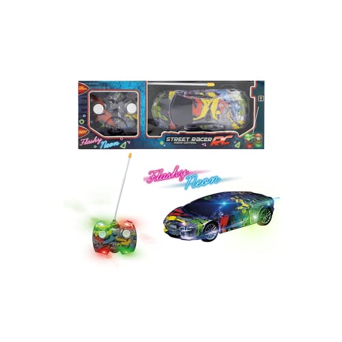 UMKY Graffiti Car with Neon Light and Neon Light Remote Control for ...