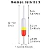 DKEKE 20Pcs/Lot Fishing Floats Set 5 Inch 3g Cedar Saltwater Freshwater ...
