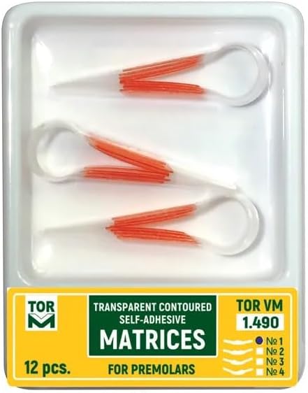 Instrudent Transparent Contoured Self-Adhesive Matrices For Premolars ...