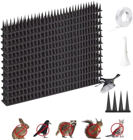 17.7inx1.57in 12Pack Bird Spikes Plastic Defender for Cats Pigeon ...