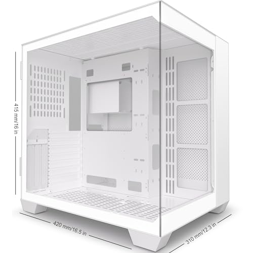 Buy AMANSON ATX PC CASE,Mid Tower Computer Case with Full View Dual ...