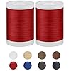 Amazon.com: 330 Yards FIVEIZERO Extra Strong Upholstery Thread,Red ...