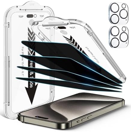 Amazon.com: Ringke Privacy Glass [Feel Better in Public] Compatible ...