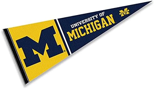 Amazon.com : Michigan Team University Wolverines Full Size Pennant ...