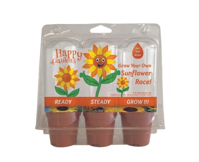 Childrens Sunflower Growing Race Set : Amazon.co.uk: Garden