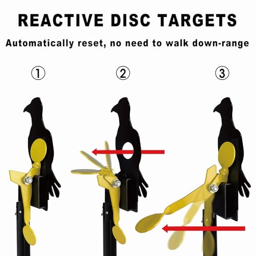 Snapklik.com : Metal Eagle Reset Target, Air Rifle Animal Shooting ...