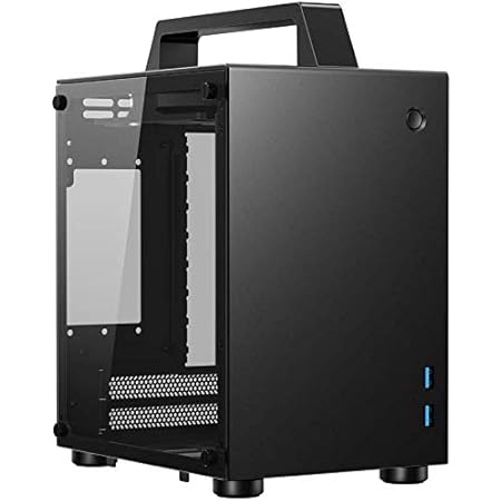 Amazon | JONSBO 側面ガラスパネルのアルミニウムMini-ITX PCケース T8-BLACK | JONSBO | PCケース 通販