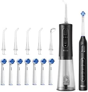 Amazon.com: Bitvae C5 Cordless Water Dental Flosser & R1 Rotating ...