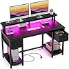 Amazon.com: GreenForest Computer Desk 50 Inch with Monitor Stand and ...