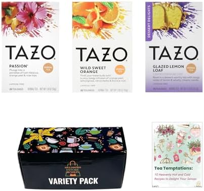 Amazon.com : TAZO Dessert Delights Glazed Lemon Loaf Herbal Tea Bags ...