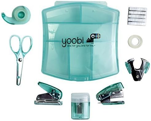 Amazon.com : Desk Mini Supply Kit-Aqua : Office Products