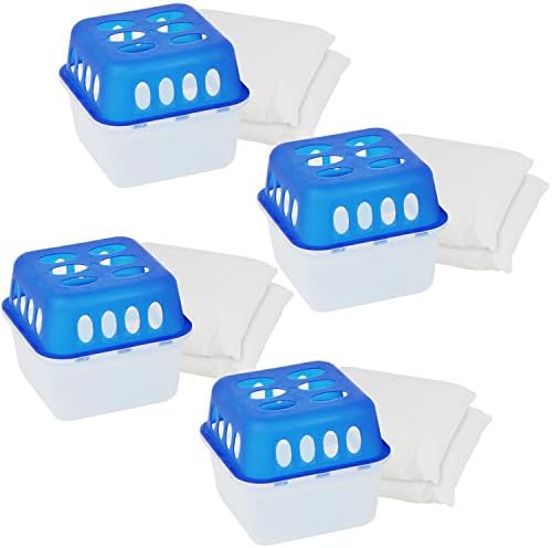 COM-FOUR® 4 x Room Dehumidifier with 3.2 kg Granules – Dehumidifier ...