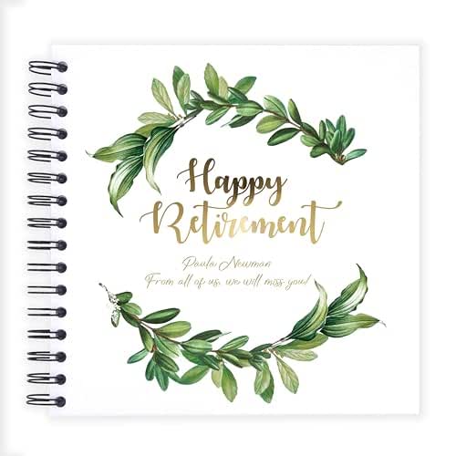 Personalised Happy Retirement A3/A4/A5/Square Scrapbook Photo Album ...
