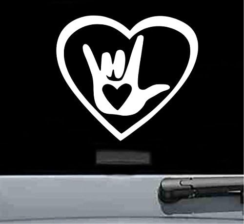 Amazon.com - JS Artworks Sign Language I Love You Vinyl Decal Sticker ...