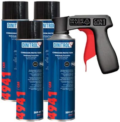 Dinitrol 4 x 4941 UNDERBODY CHASSIS RUST PROOFING WAX 500ml AEROSOL ...